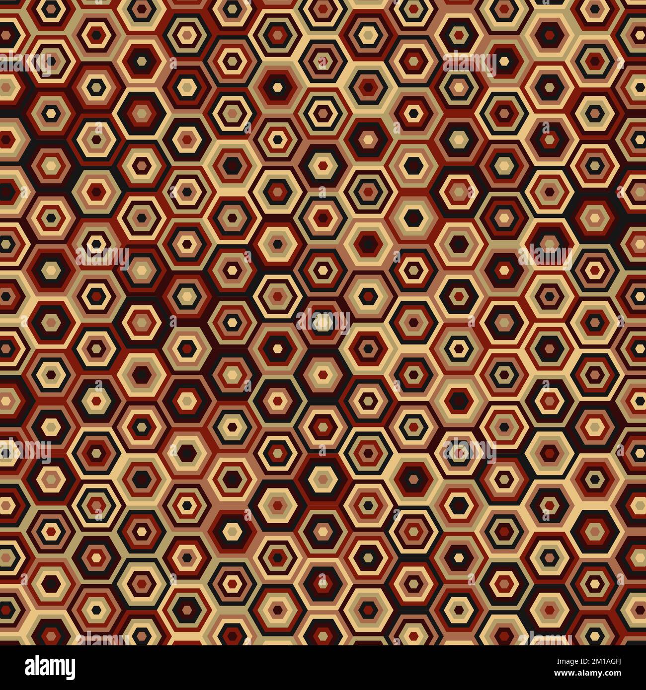 Hexagonal Maze generative pattern illustration Stock Vector Image & Art ...