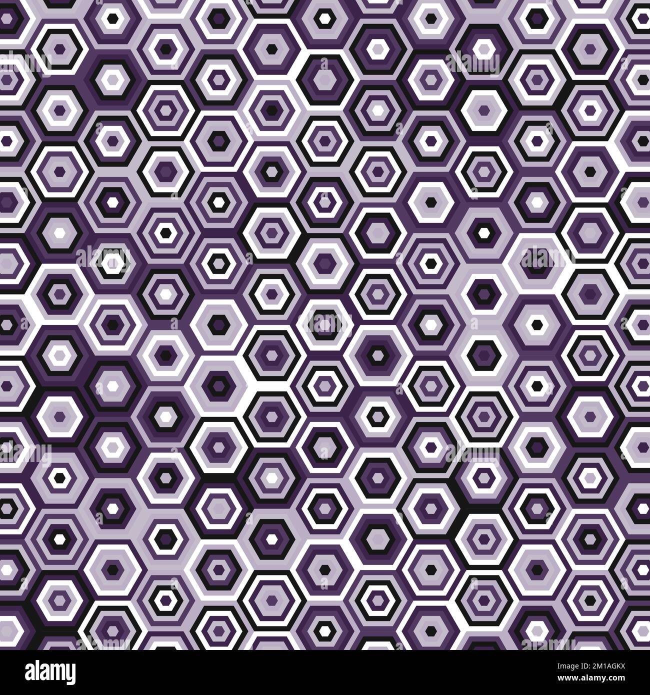 Hexagonal Maze generative pattern illustration Stock Vector Image & Art ...