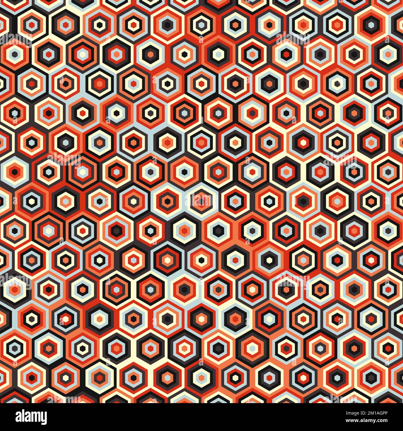 Hexagonal Maze generative pattern illustration Stock Vector Image & Art ...