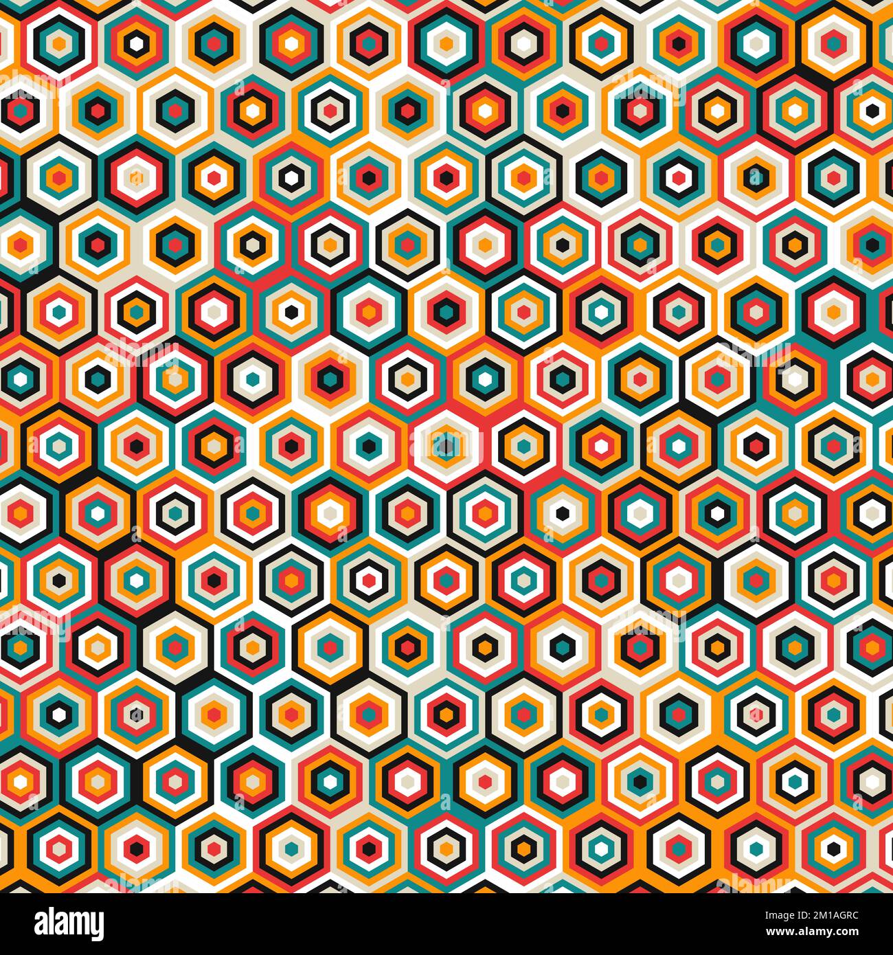 Hexagonal Maze generative pattern illustration Stock Vector Image & Art ...