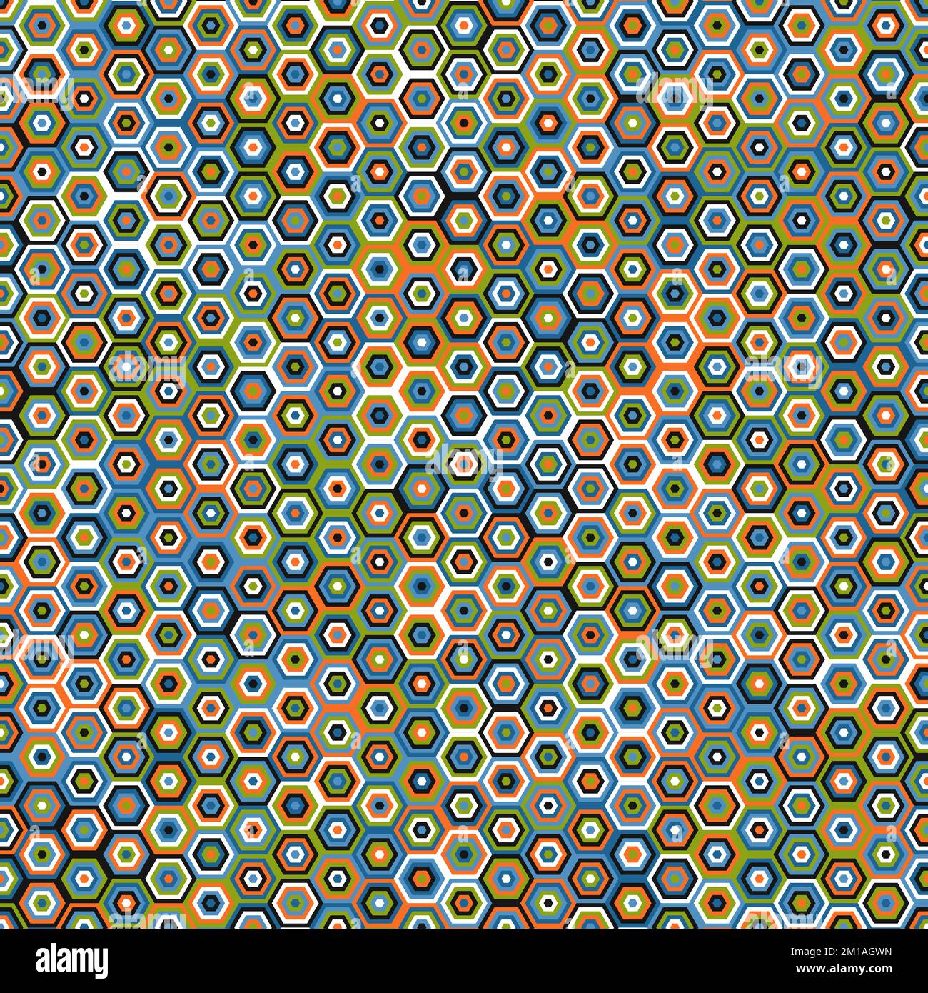 Hexagonal Maze generative pattern illustration Stock Vector Image & Art ...