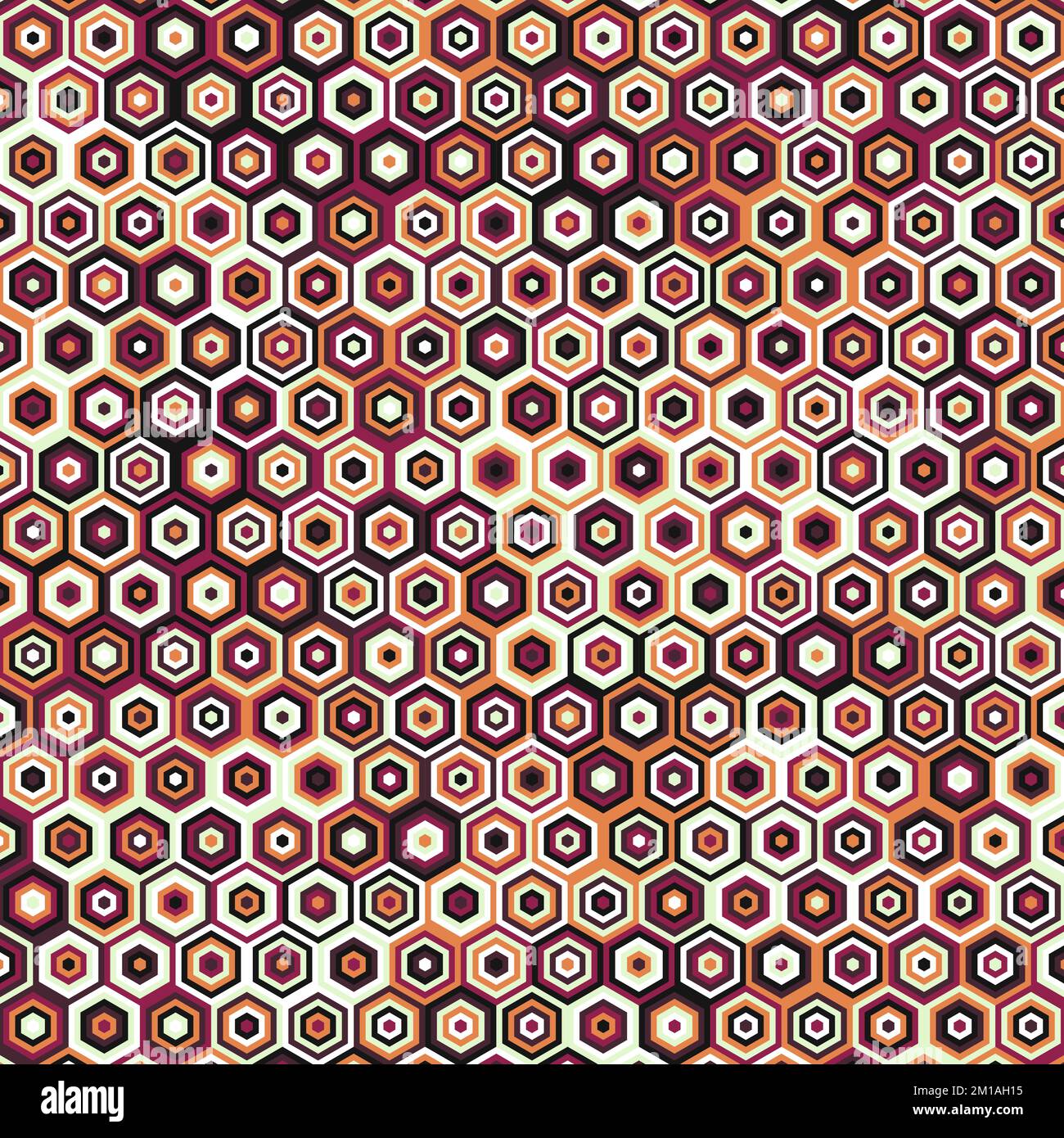 Hexagonal Maze generative pattern illustration Stock Vector Image & Art ...