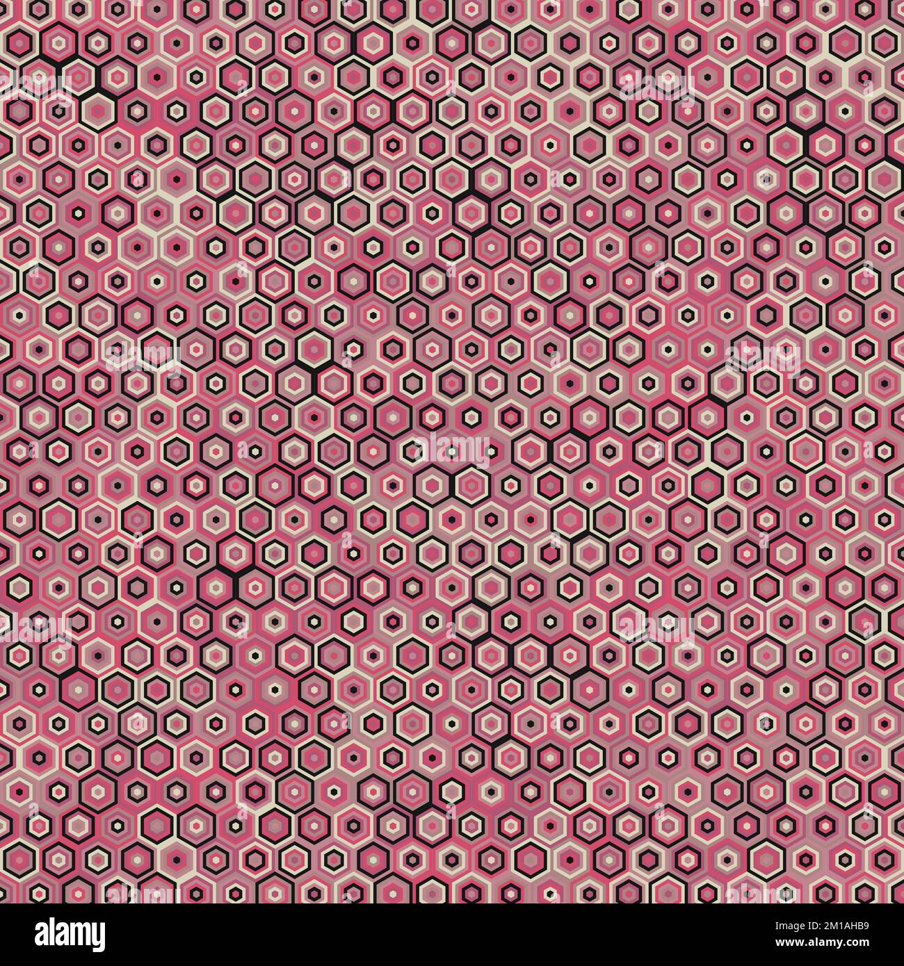 Hexagonal Maze generative pattern illustration Stock Vector Image & Art ...