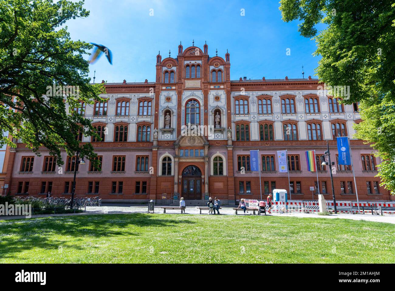Rostock, Germany. 16th June, 2022. The main building of the University ...