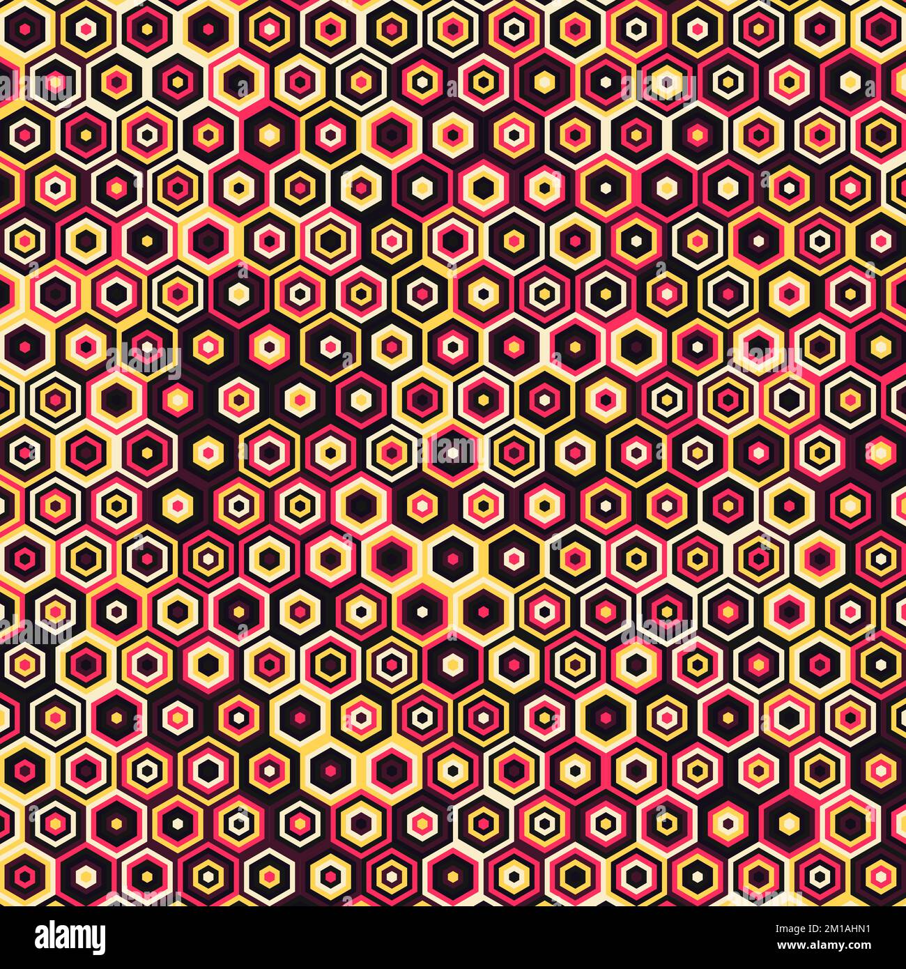 Hexagonal Maze generative pattern illustration Stock Vector Image & Art ...