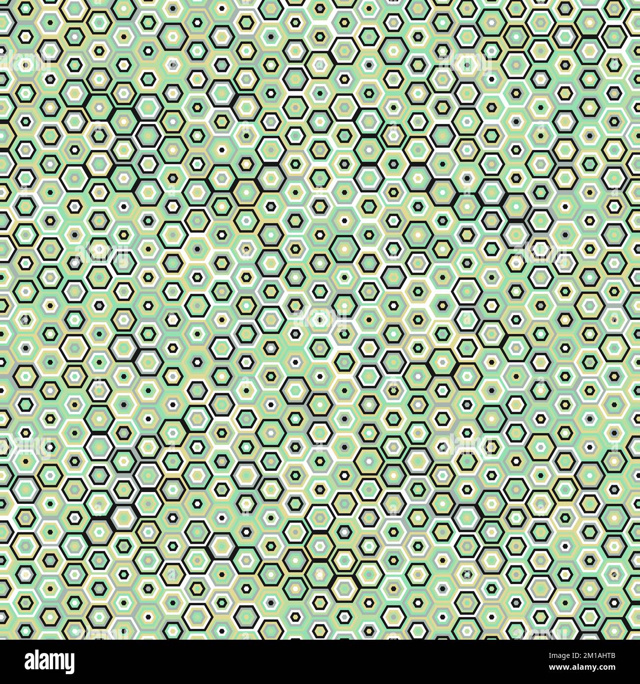 Hexagonal Maze generative pattern illustration Stock Vector Image & Art ...