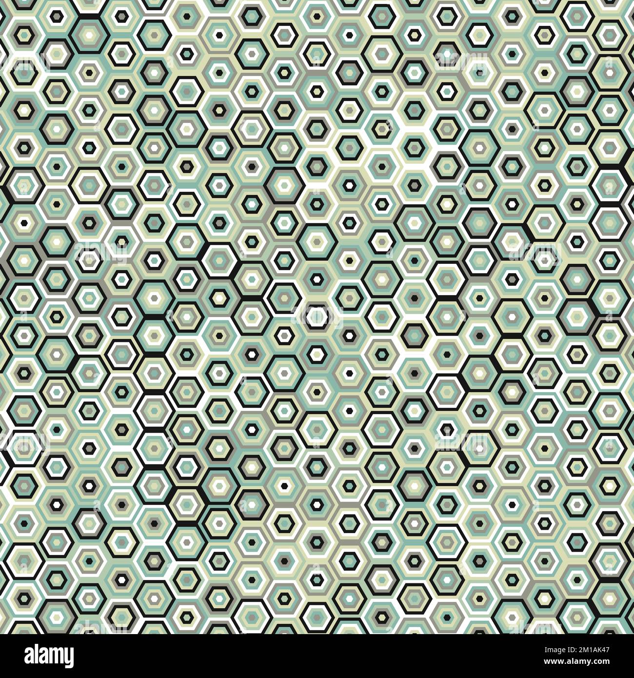 Hexagonal Maze generative pattern illustration Stock Vector Image & Art ...