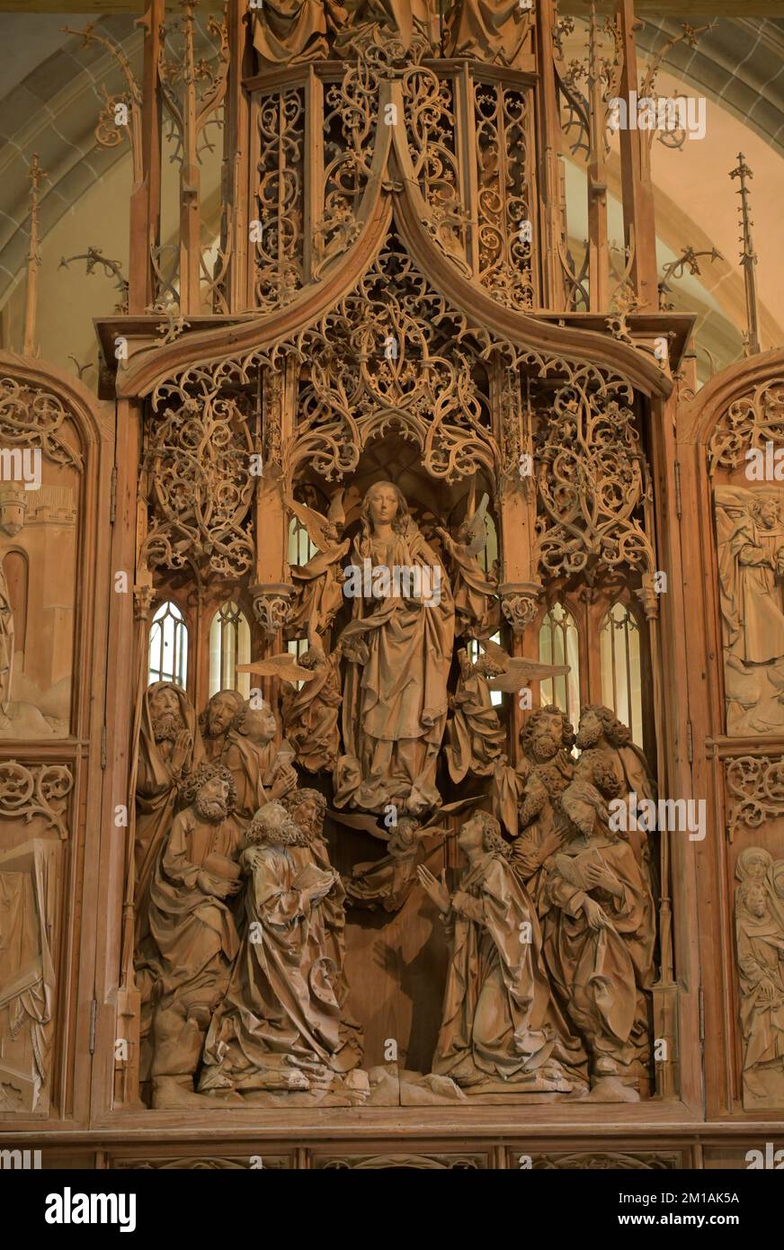 Marienaltar von Tilman Riemenschneider, Herrgottskirche, Creglingen ...