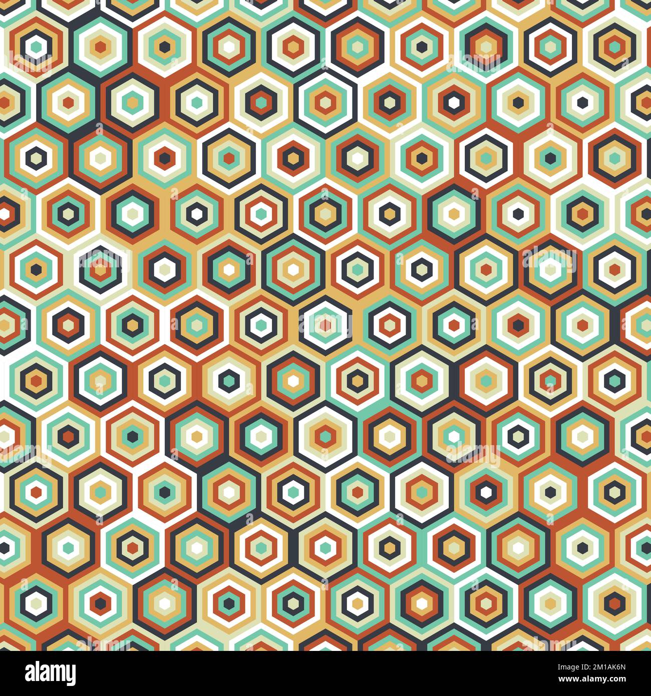 Hexagonal Maze generative pattern illustration Stock Vector Image & Art ...