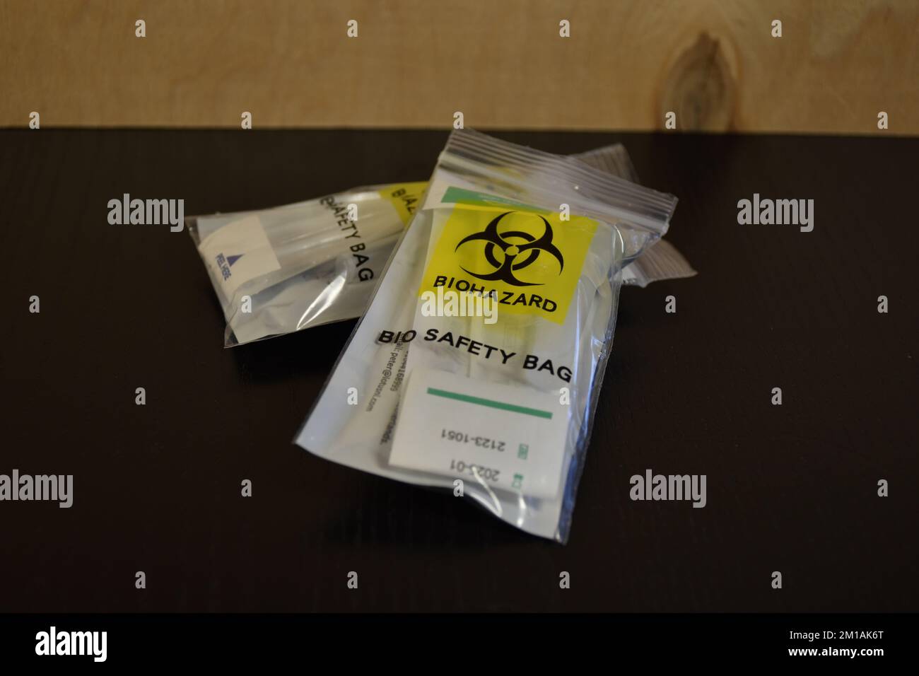 2 Covid-19 rapid self-testing kits on a black background Stock Photo ...