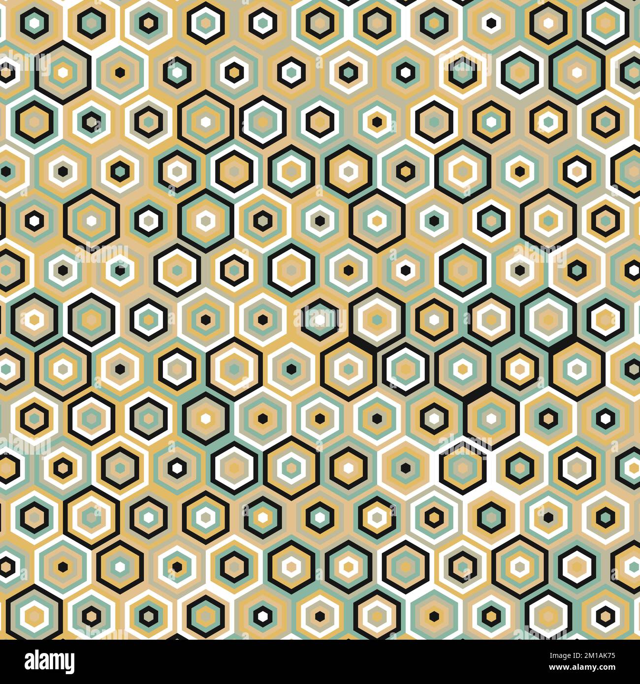 Hexagonal Maze generative pattern illustration Stock Vector Image & Art ...