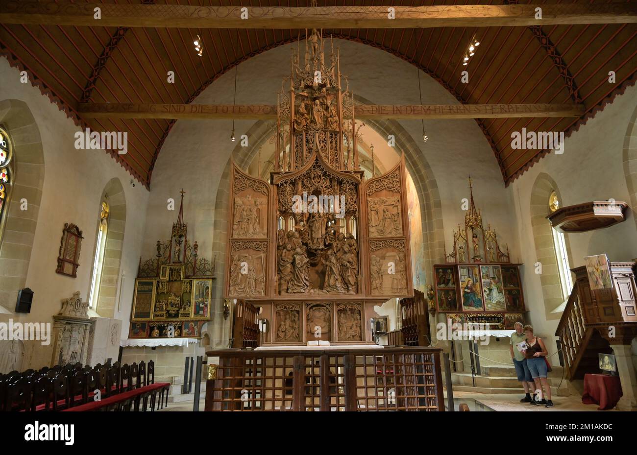 Marienaltar von Tilman Riemenschneider, Herrgottskirche, Creglingen ...