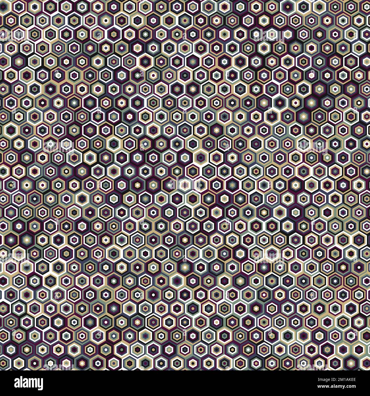 Hexagonal Maze generative pattern illustration Stock Vector Image & Art ...