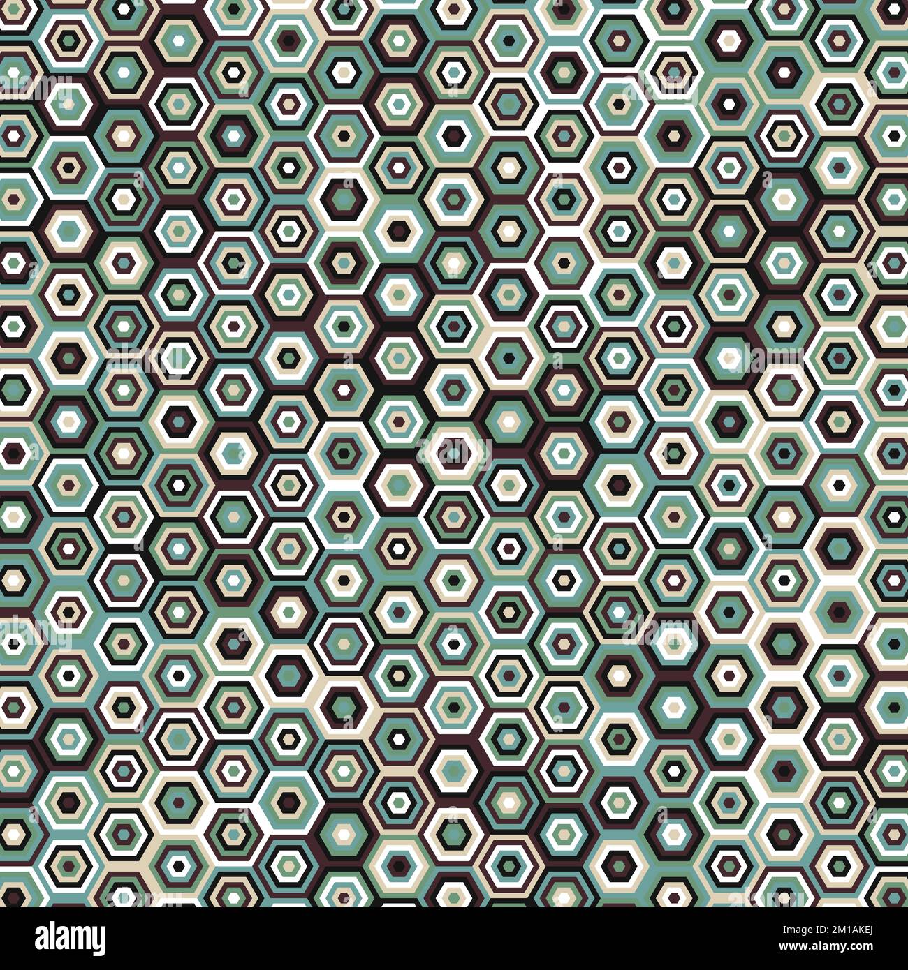 Hexagonal Maze generative pattern illustration Stock Vector Image & Art ...