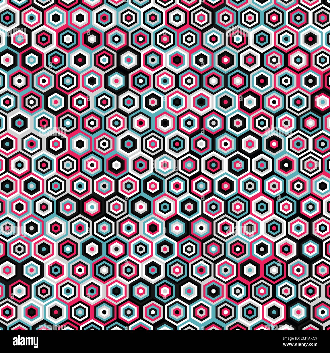 Hexagonal Maze generative pattern illustration Stock Vector Image & Art ...