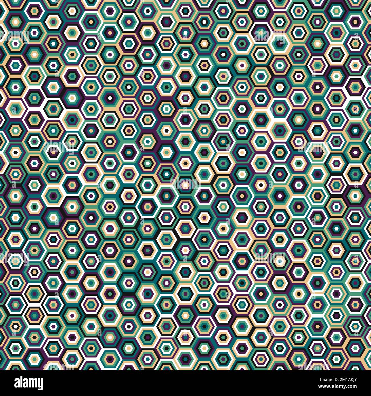 Hexagonal Maze generative pattern illustration Stock Vector Image & Art ...