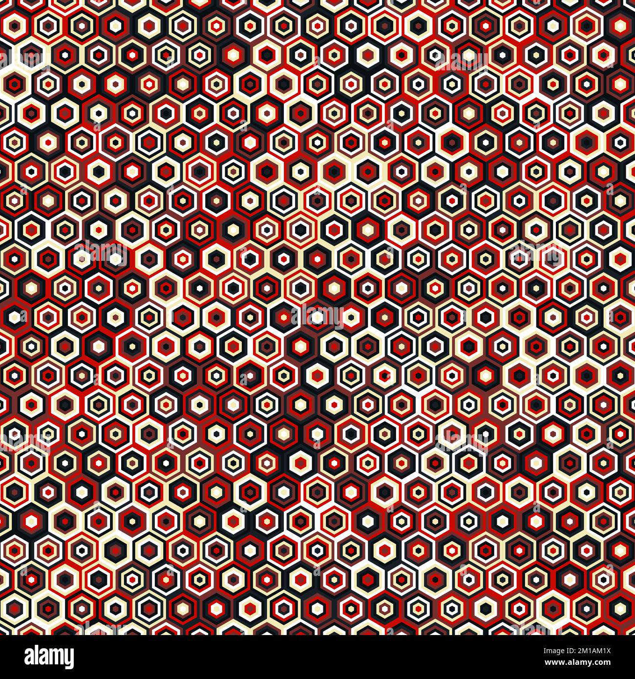 Hexagonal Maze generative pattern illustration Stock Vector Image & Art ...