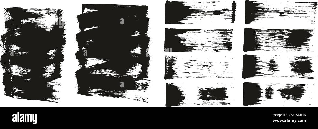 Flat Sponge Regular Artist Brush Short Background & Straight Lines Mix ...