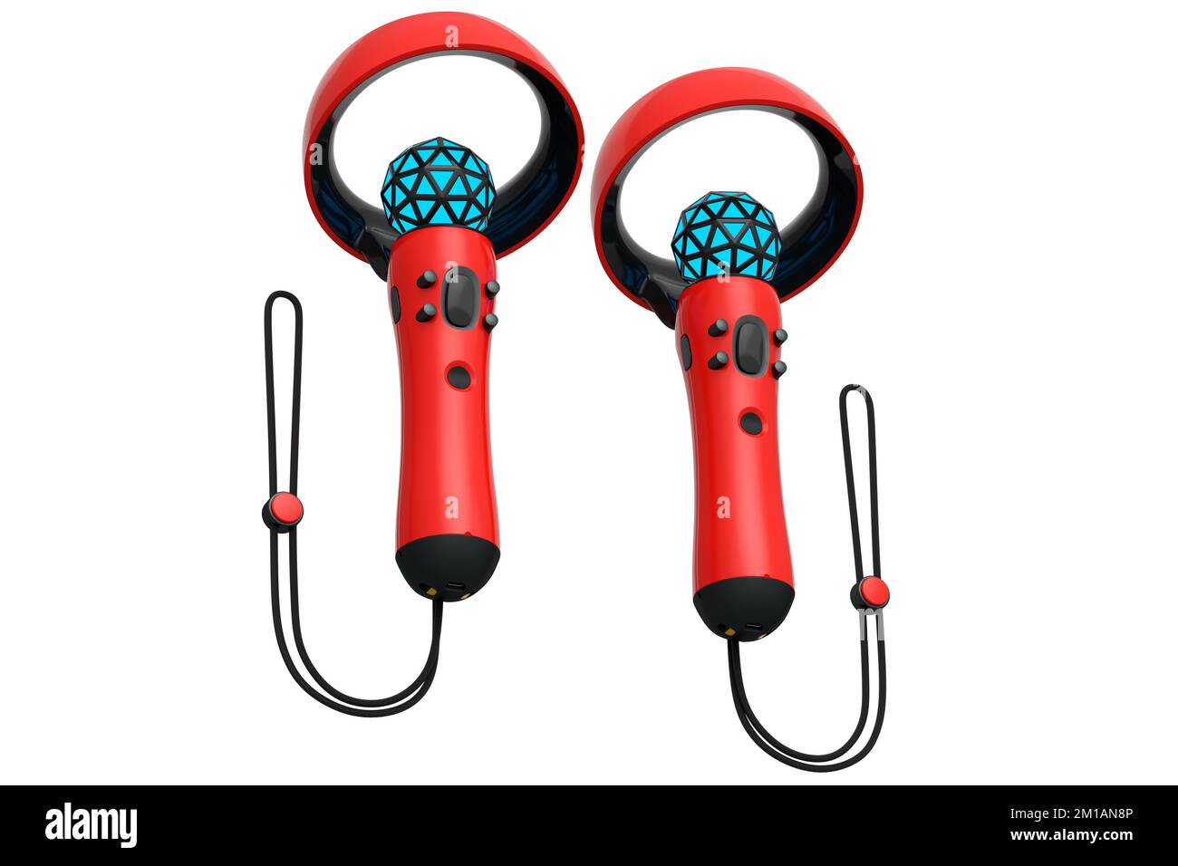 Virtual reality controllers for online and cloud gaming on white ...