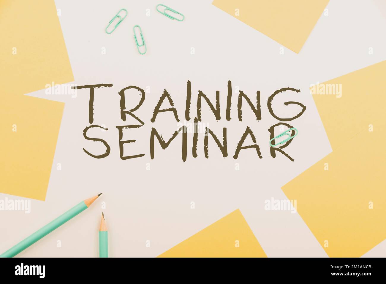 Text showing inspiration Training Seminar. Business concept Academic ...