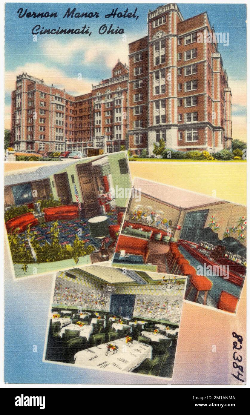 Vernon Manos Hotel, Cincinnati, Ohio , Hotels, Tichnor Brothers ...