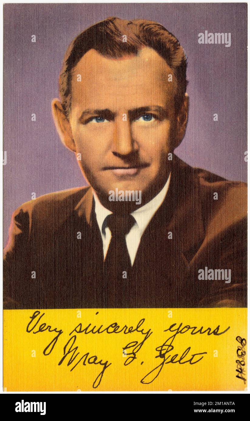 Very sincerely yours Wray G. Zelt , Tichnor Brothers Collection ...