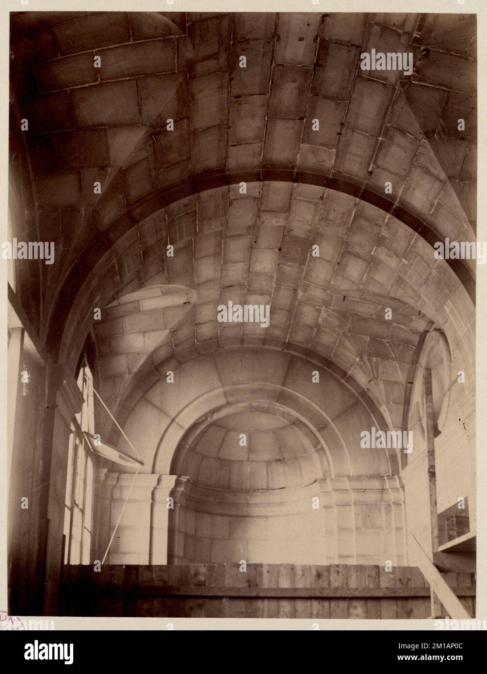 Vestibule ceiling, construction of the McKim Building , Public ...