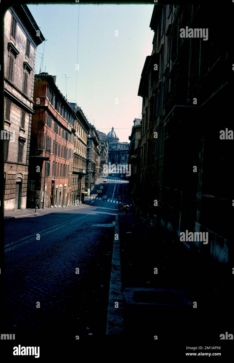 Via di S. Maria Maggiore, looking toward Basilica Papale di Santa Maria ...
