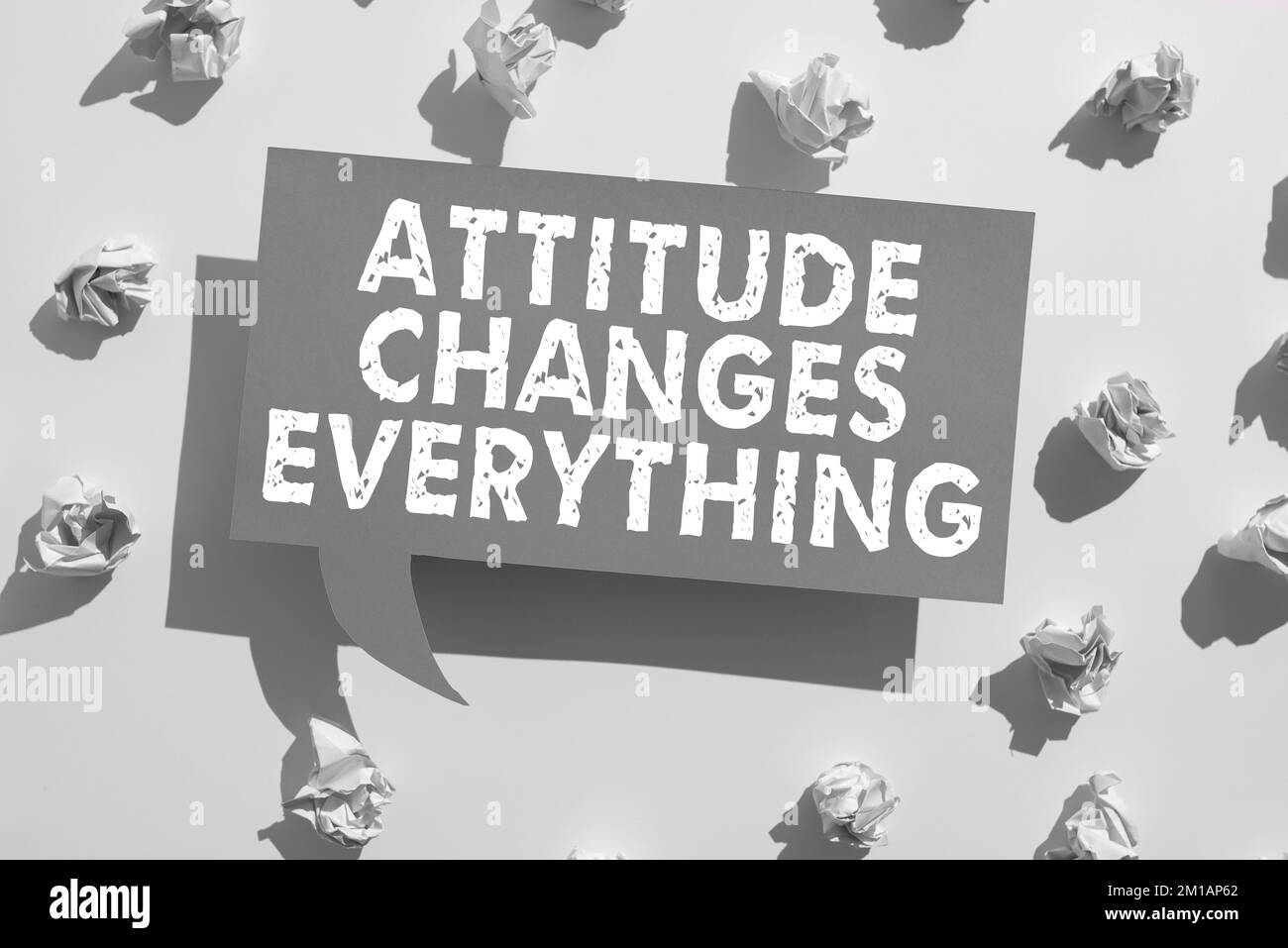Text caption presenting Attitude Changes Everything. Word for Positive ... Text caption presenting Attitude Changes Everything. Word for Positive ...