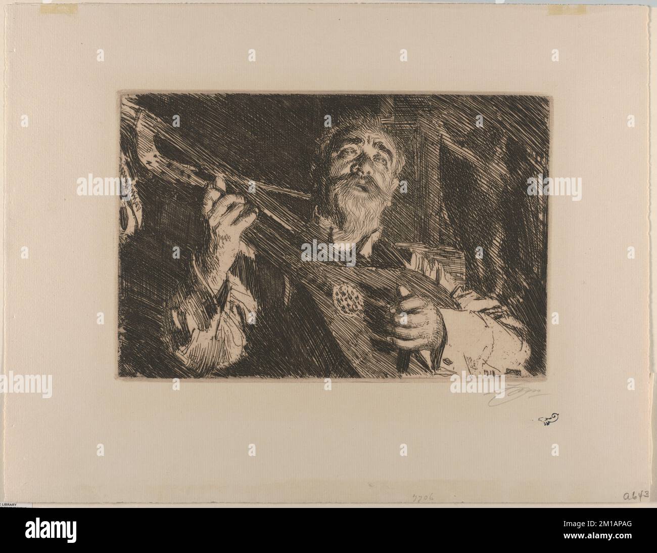 Vicke , Artists, Musicians, Lutes, Andrén, Vicke, 1856-1930 Stock Photo ... Vicke , Artists, Musicians, Lutes, Andrén, Vicke, 1856-1930 Stock Photo ...