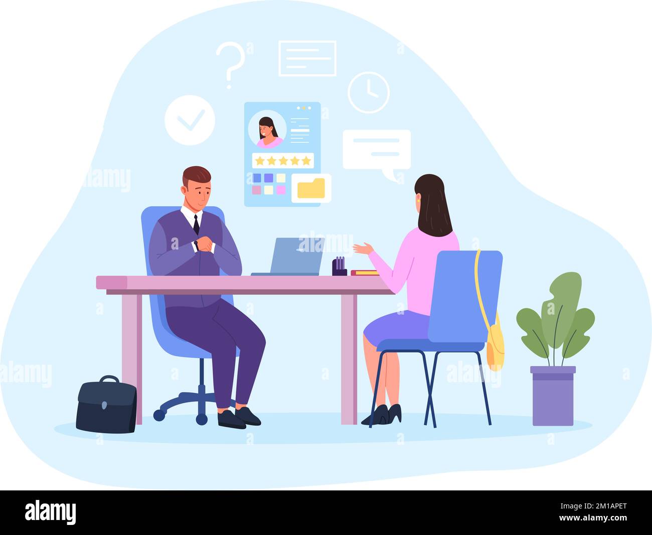 Two hr managers recruit Stock Vector Images - Alamy