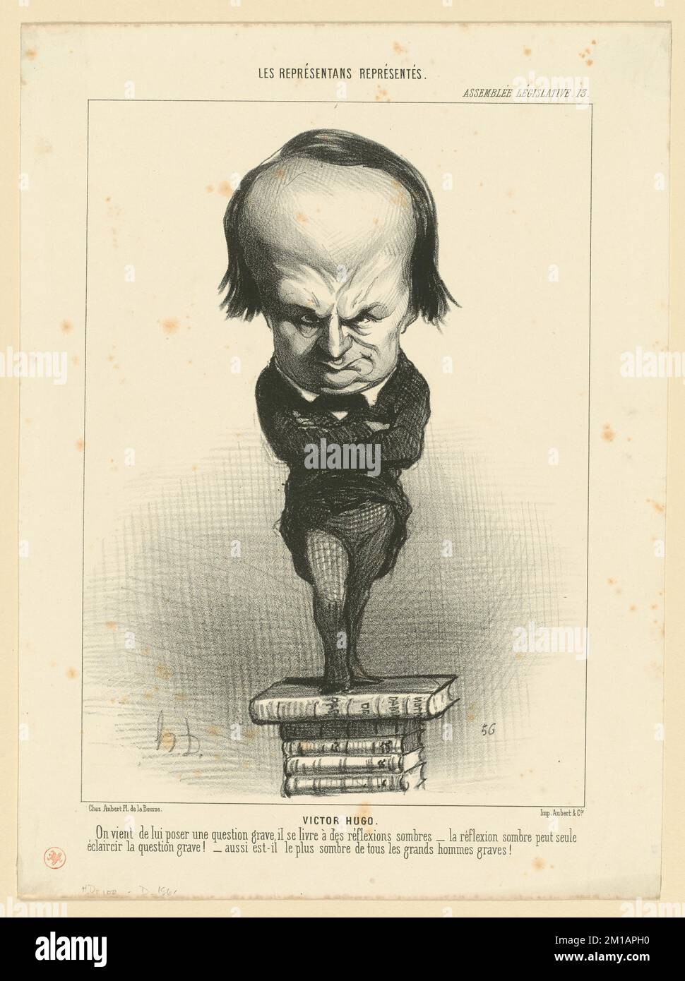 Victor Hugo , Authors, Hugo, Victor, 1802-1885. Honoré Daumier (1808 ...