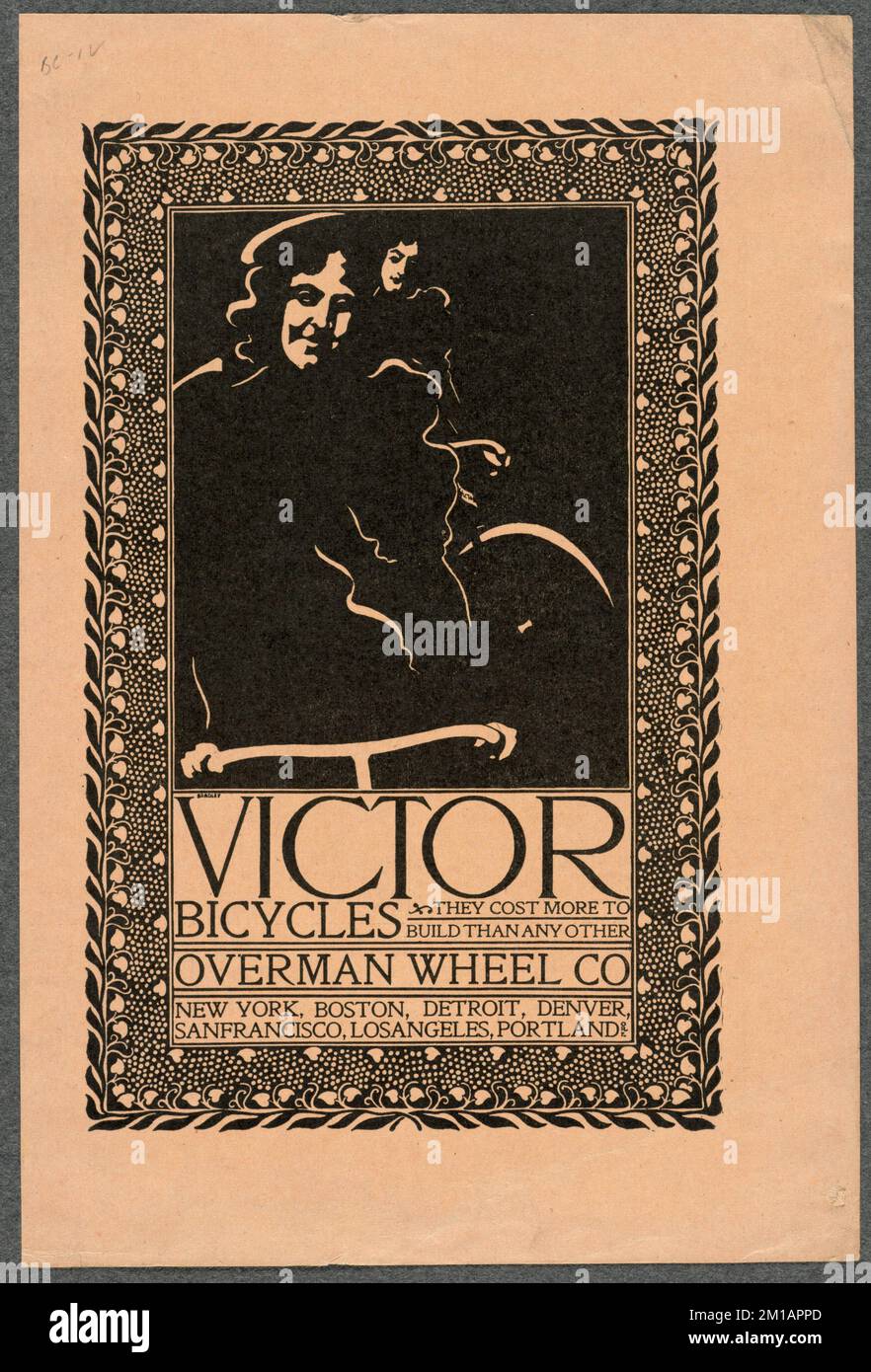 Victor bicycles, Overman Wheel Co. , Bicycles & tricycles ...