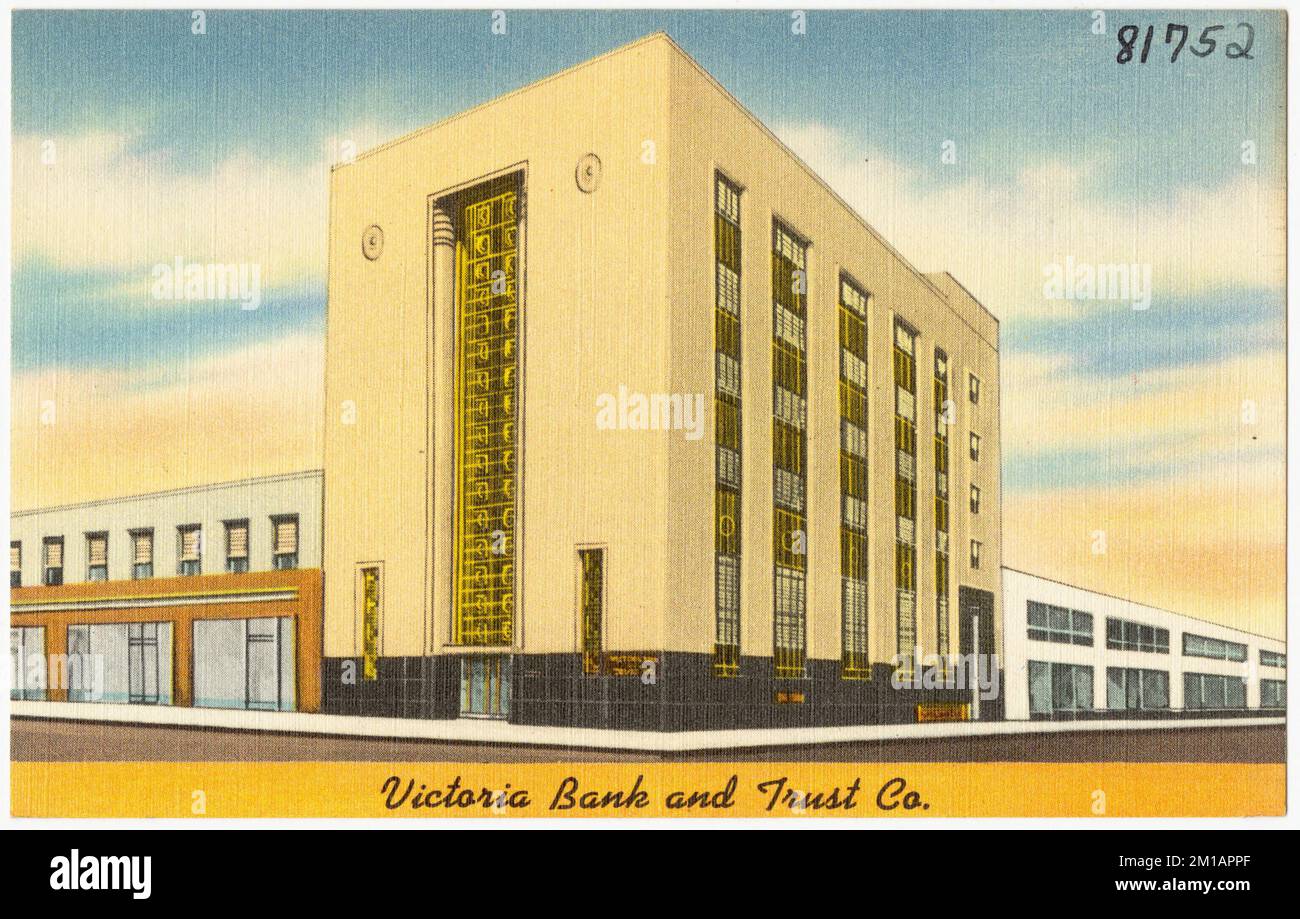 Victoria Bank and Trust Co. , Commercial facilities, Tichnor Brothers ...