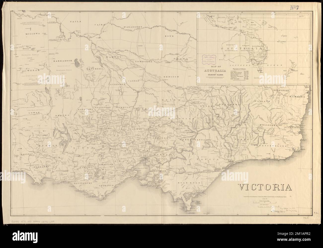 Victoria , Victoria, Maps Norman B. Leventhal Map Center Collection Stock Photo - Alamy