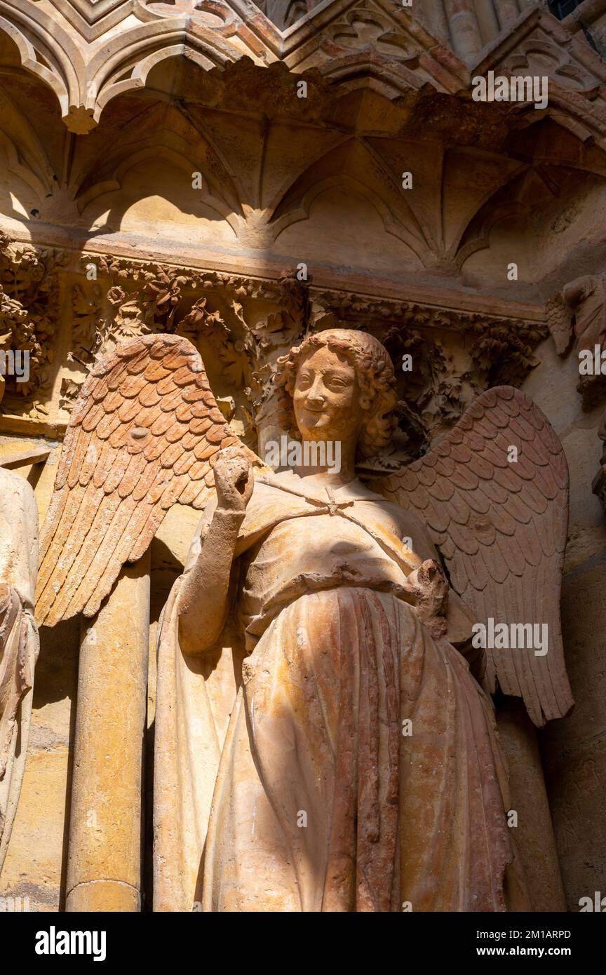 View in details on gothic Roman Catholic cathedral church Notre-Dame in ...