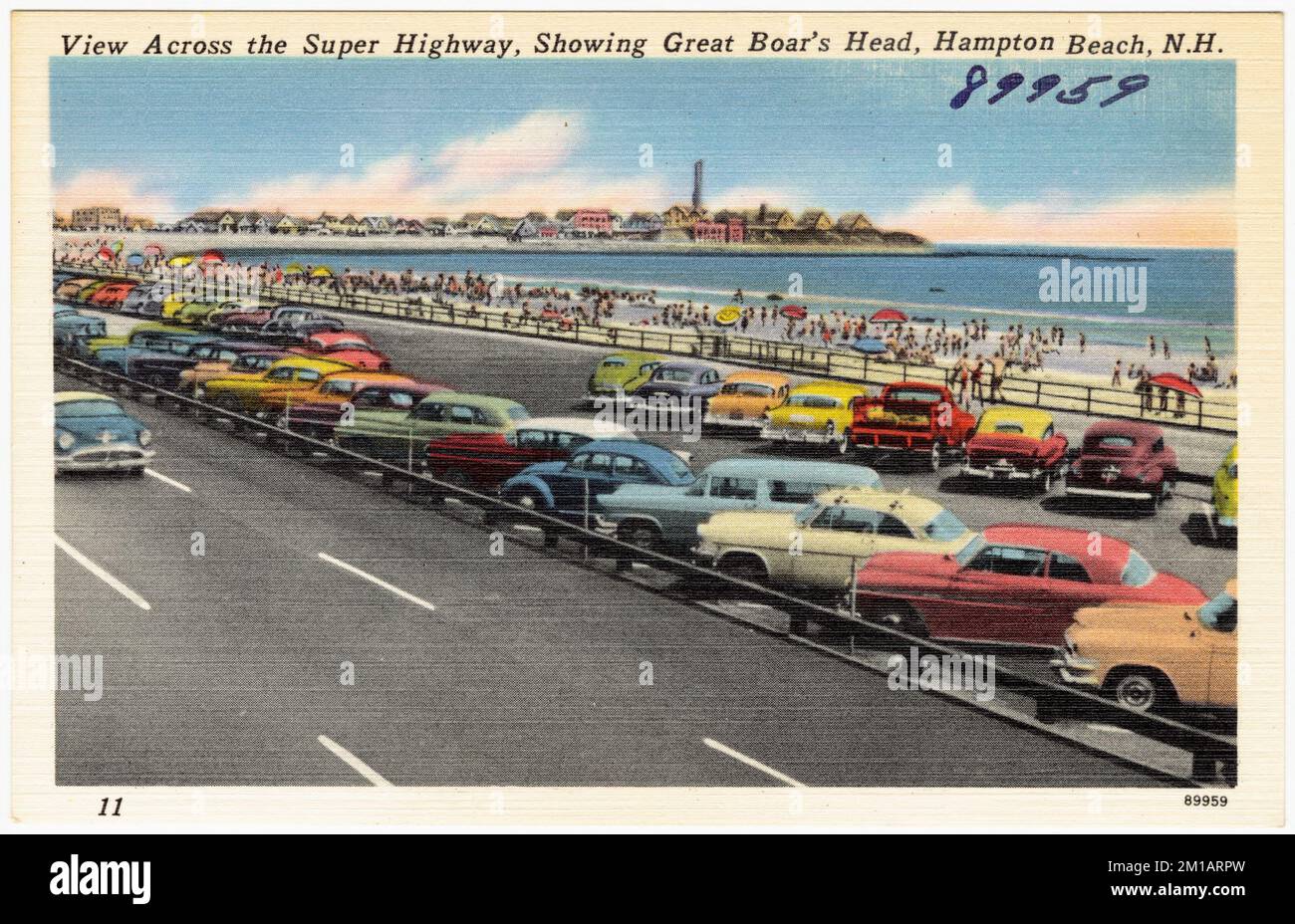 View across the Super Highway, showing Great Boar's Head, Hampton Beach ...