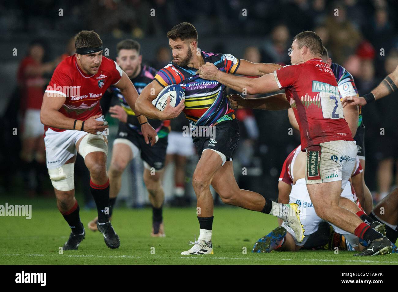 Swansea, UK. 11th Dec, 2022. Rhys Webb of Ospreys makes a break during ...