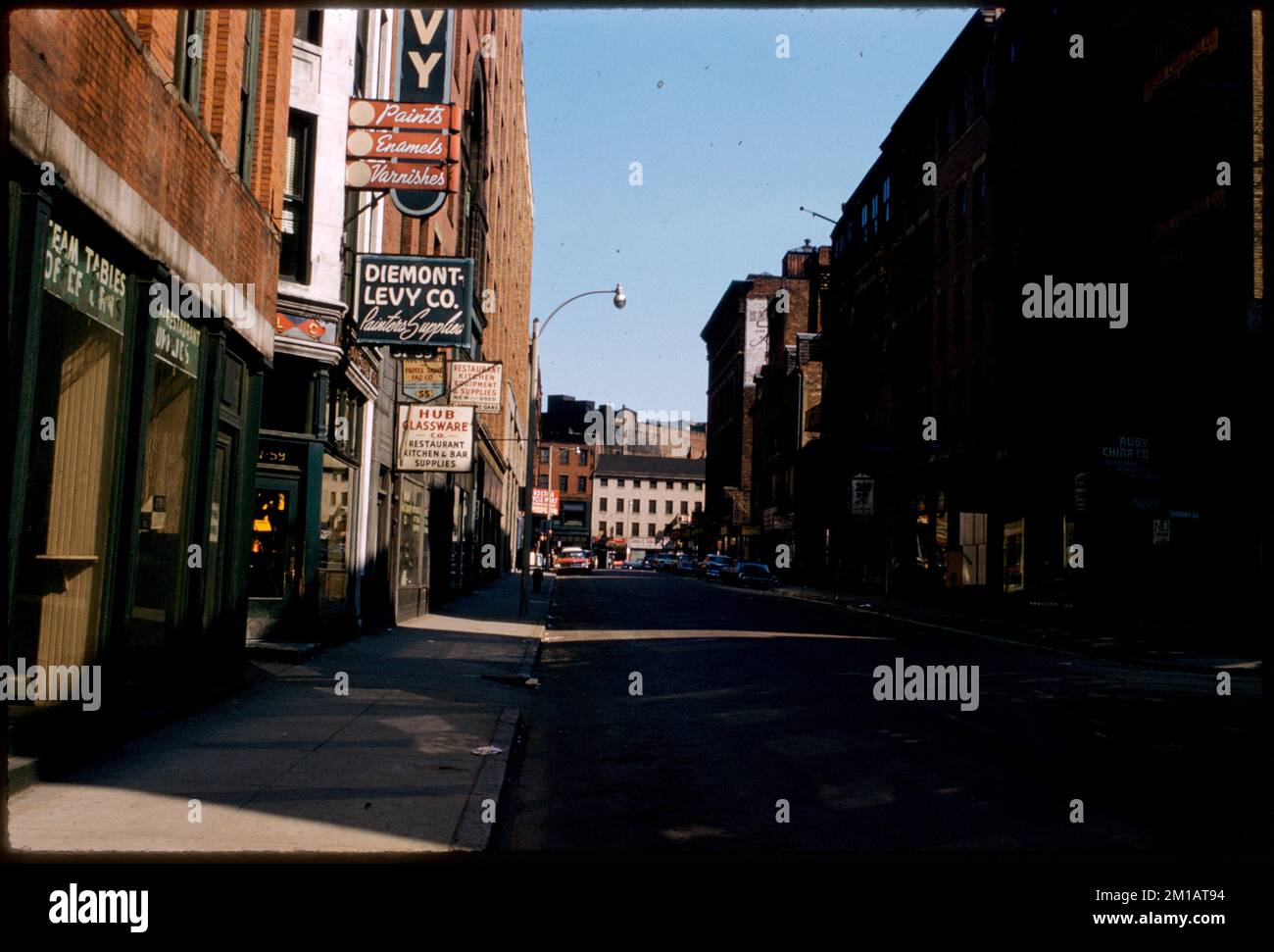 View down Portland Street, Boston, Massachusetts , Cities & towns ...