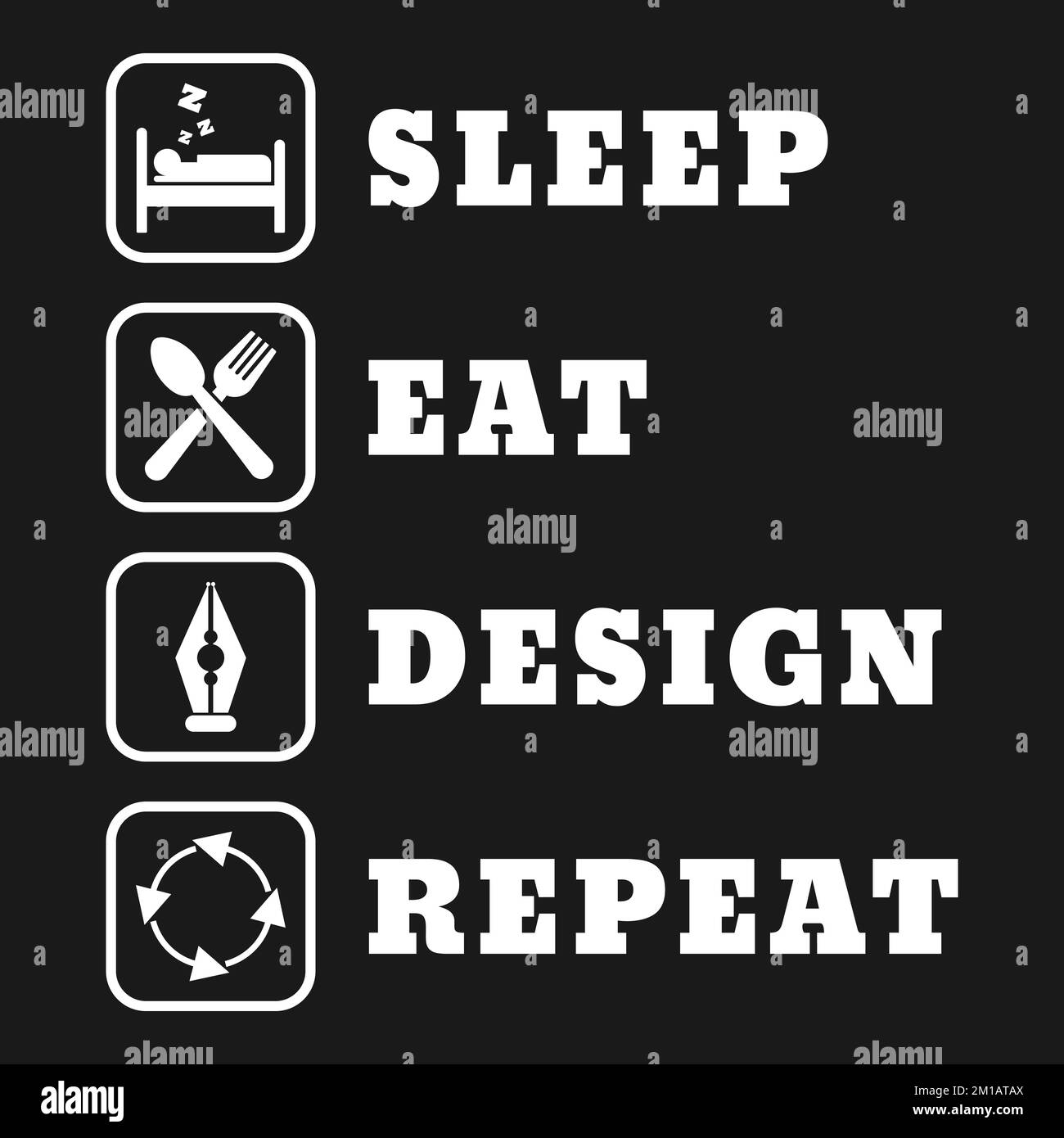 Eat design hi-res stock photography and images - Alamy