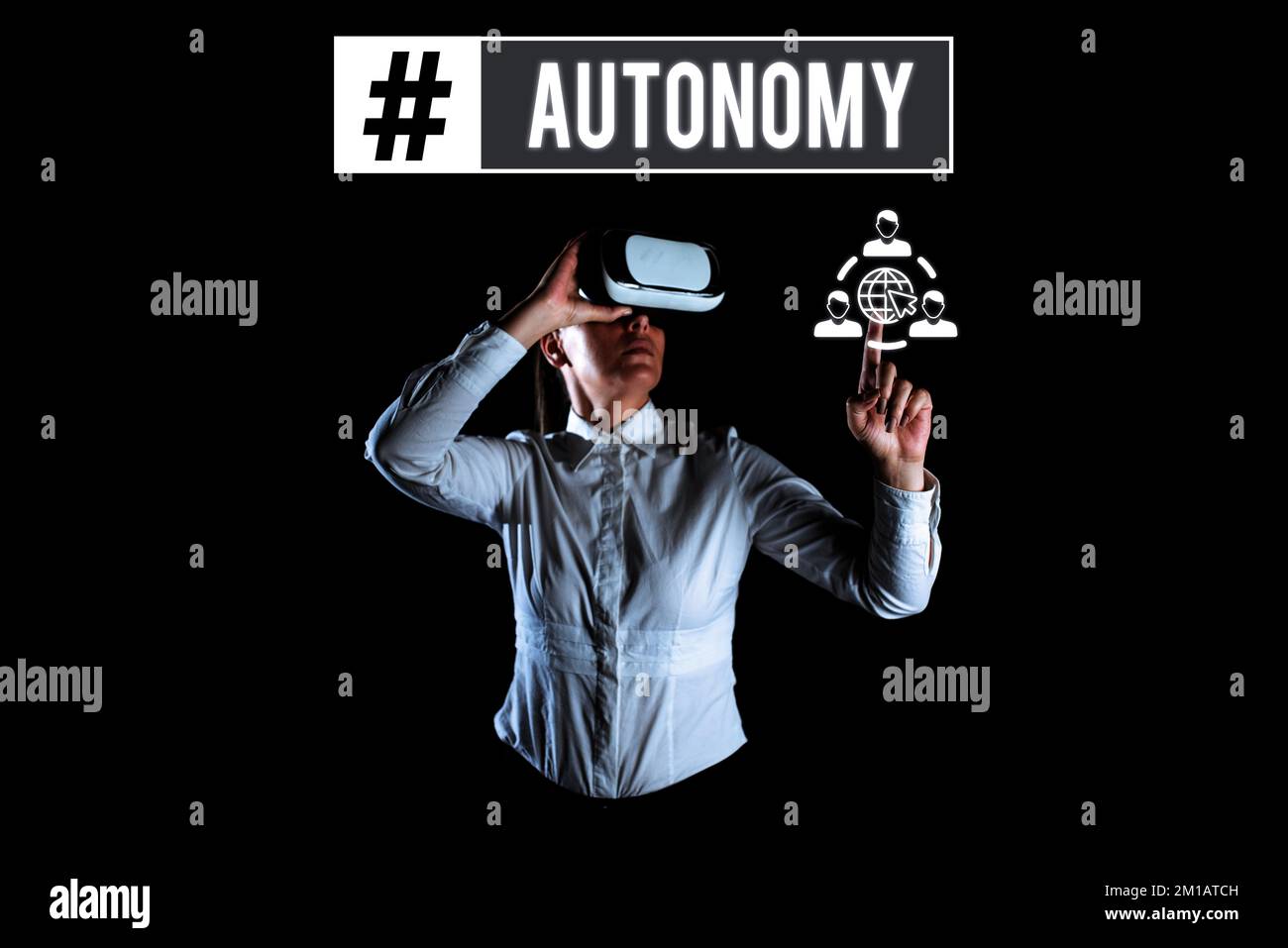 Text Showing Inspiration Autonomy Word Written On Vehicle That Can Guide Itself Without Human