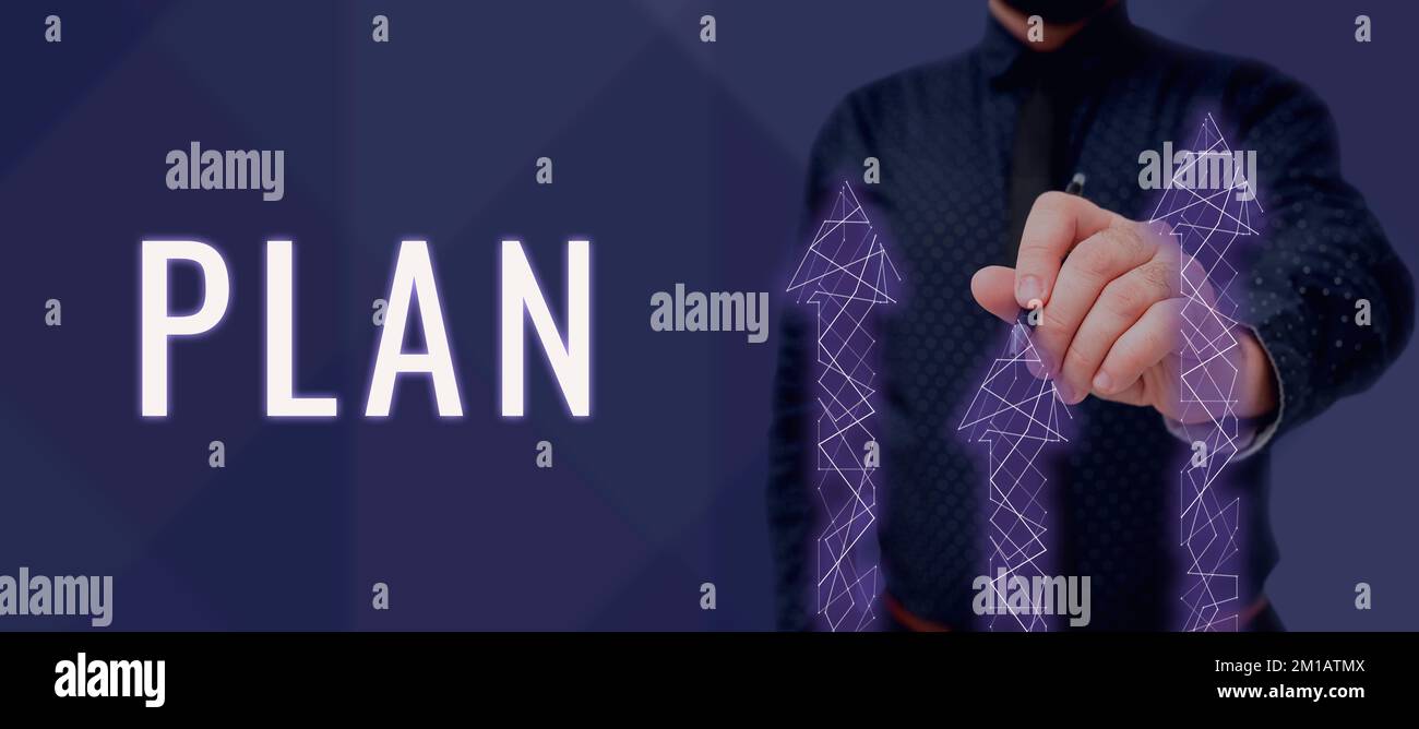 Conceptual display Plan. Business concept Start of a detailed proposal ...