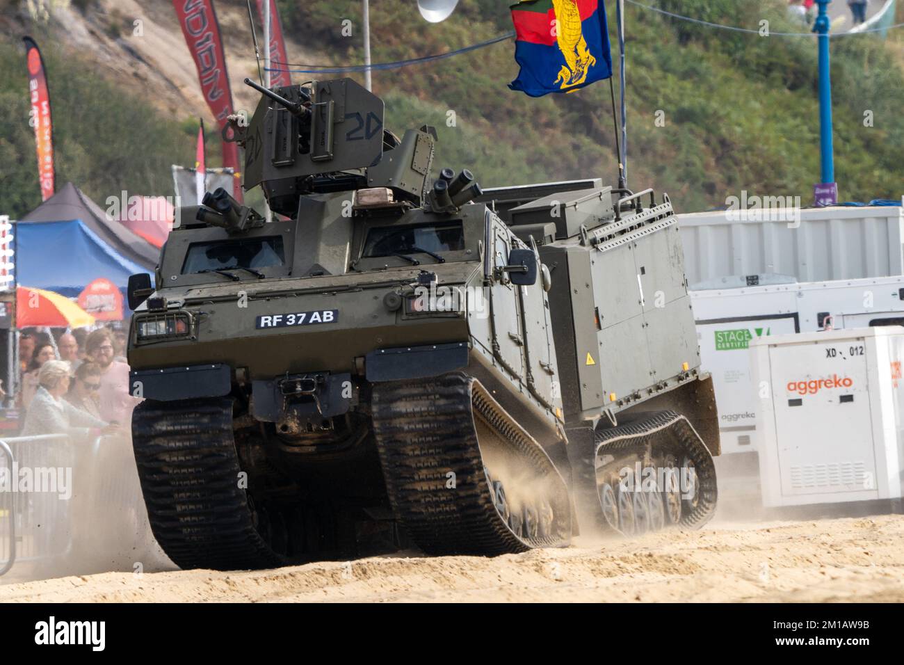 British Army Viking BVS10 Amphibious Armoured All-Terrain Vehicle Stock ...
