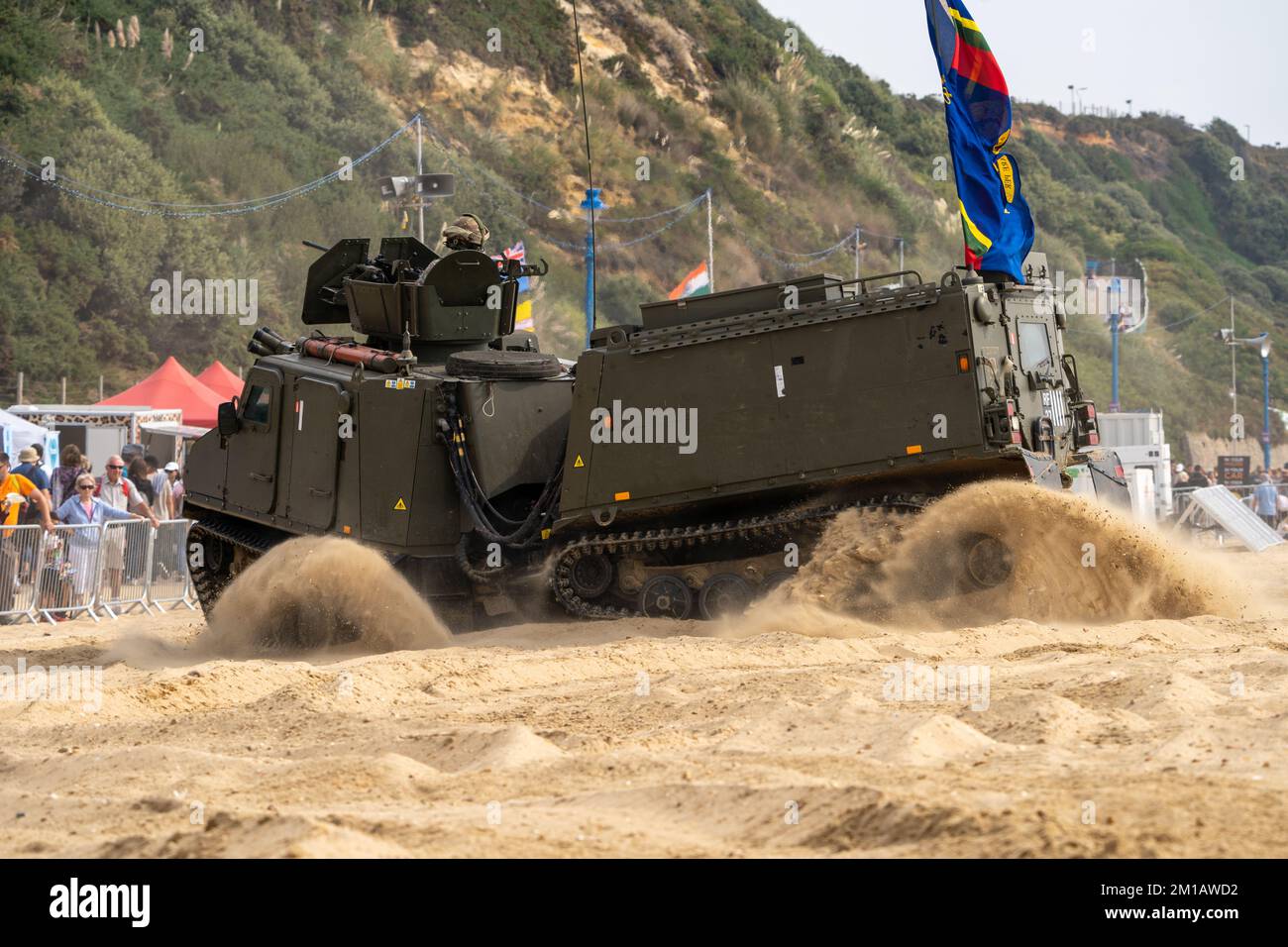 British Army Viking BVS10 Amphibious Armoured All-Terrain Vehicle Stock ...