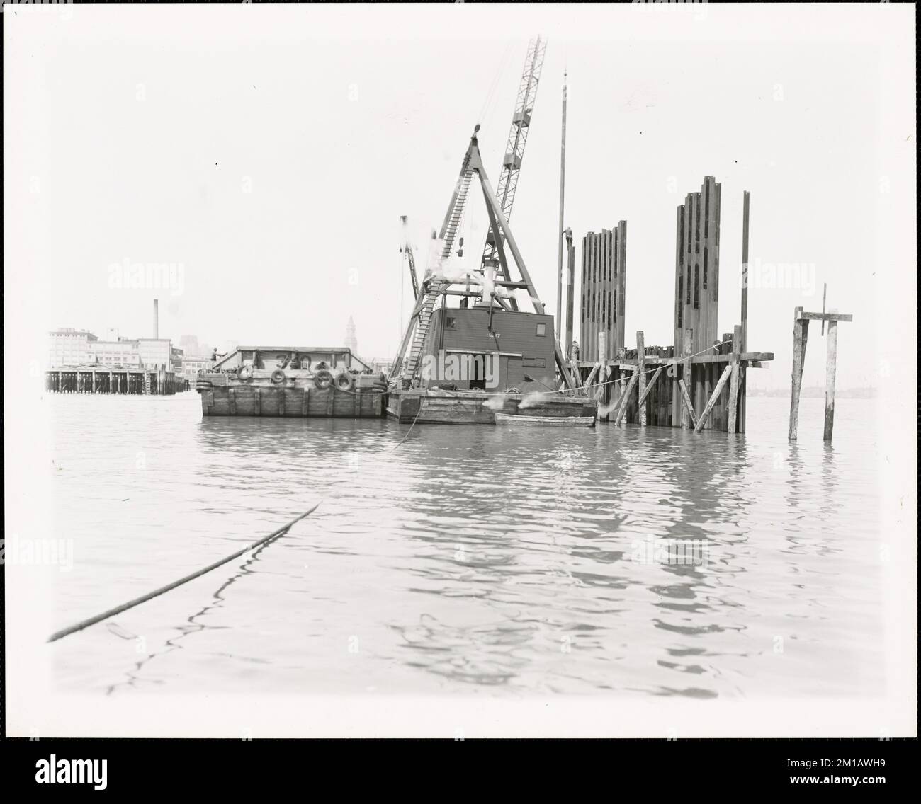 View from water of Navy Yard Annex/Dry Dock , Naval yards & naval ...
