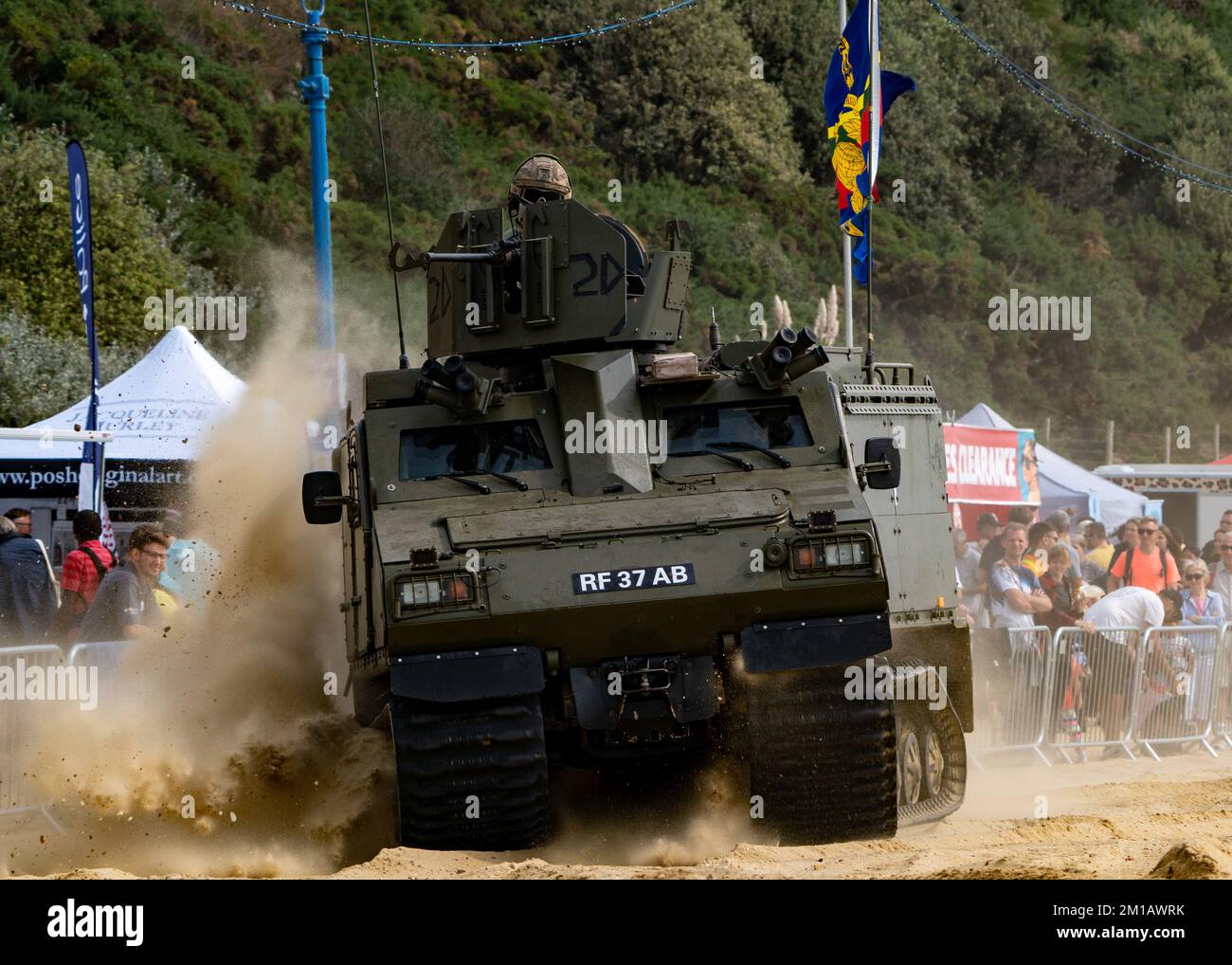 British Army Viking BVS10 Amphibious Armoured All-Terrain Vehicle Stock ...