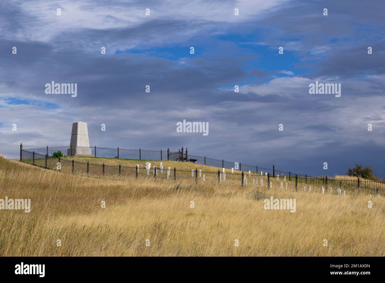 Last Stand Hill (Custer's Last Stand) at the Little Bighorn Battlefield ...