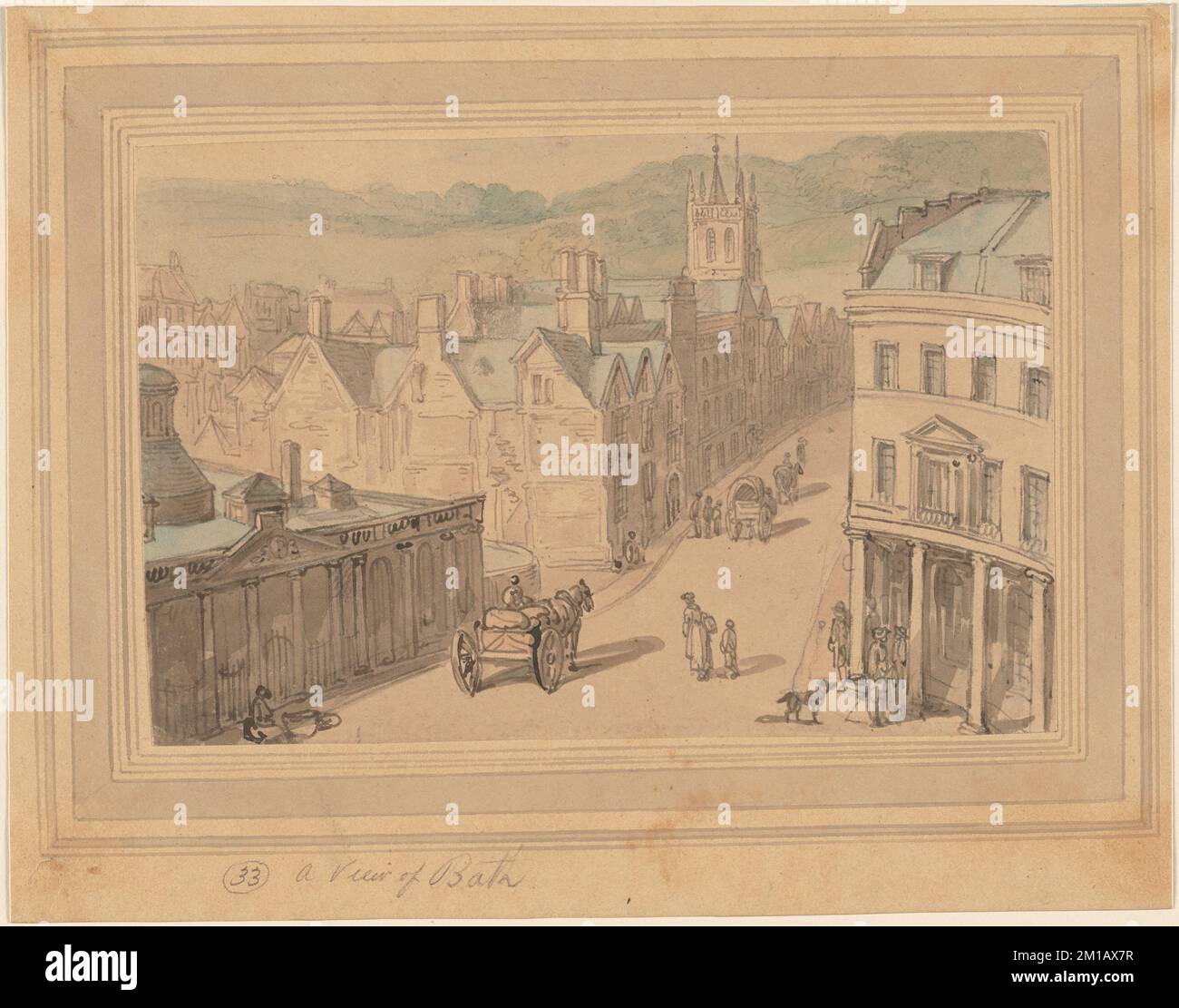 A view of Bath , Cities & towns. Thomas Rowlandson (1756-1827). Prints ...