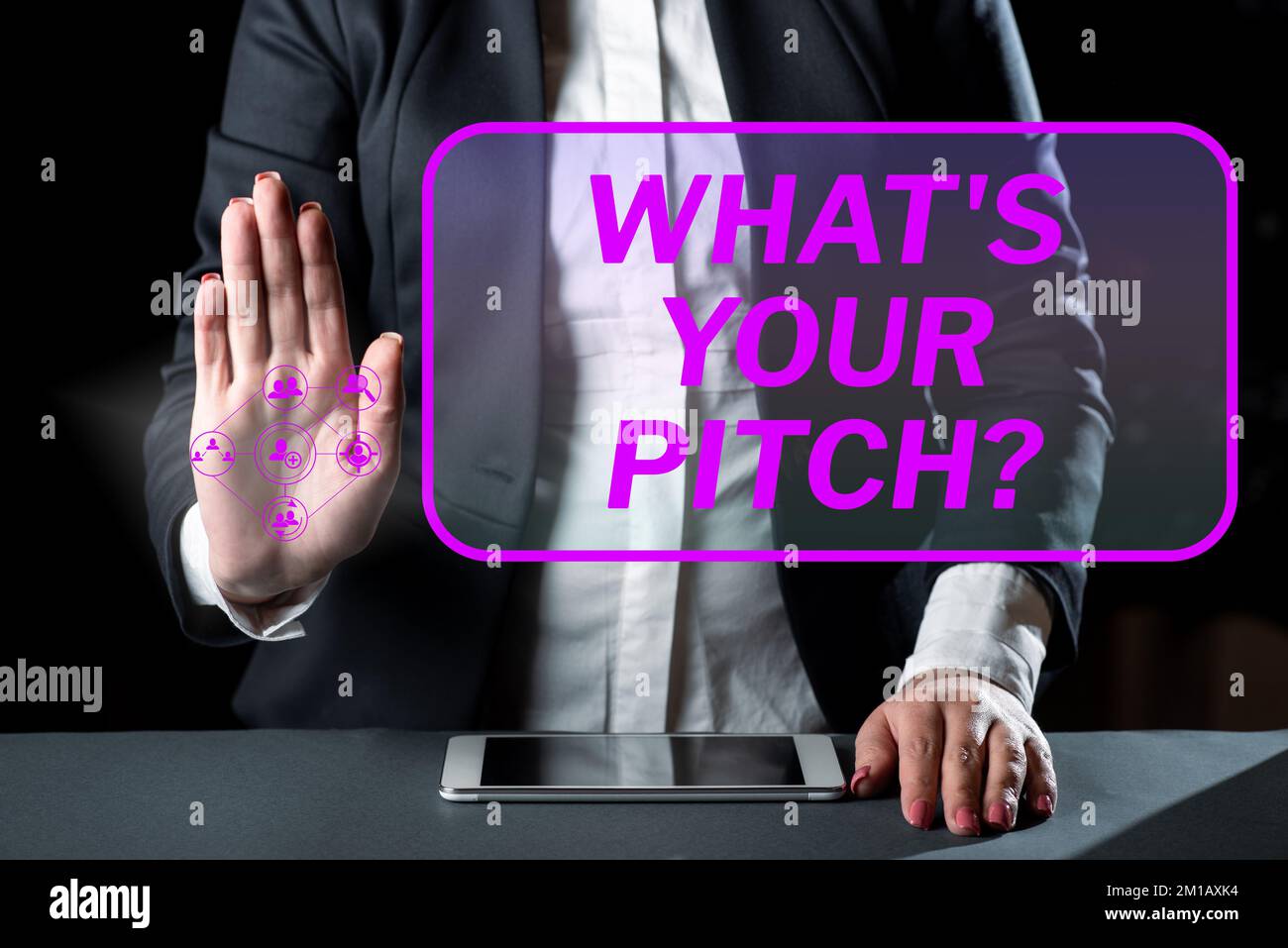 Conceptual display What's Your Pitch. Business approach make a ...