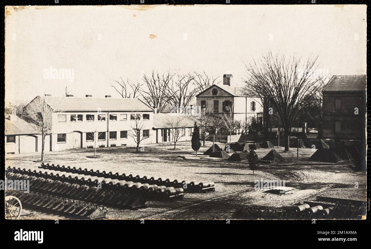 View of buildings with cannon balls , Armories, Buildings, Cannon balls ...